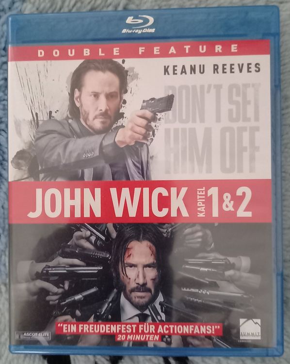 2 Blu-Ray John Wick 1 und 2, mit Keanu Reeves | Kaufen auf Ricardo