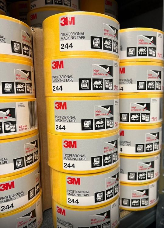 10 Rollen 3M 244 Profi Goldband / Malerband 48mm x 50m | Kaufen auf Ricardo