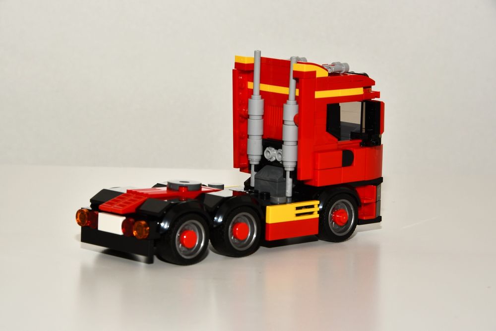 Lego Truck MOC Scania Serie 4 Sattelzugmaschine dreiachsig | Kaufen auf ...