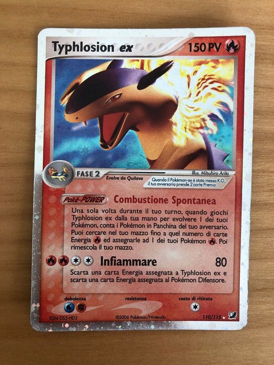 Typhlosion ex 110/115 IT, EX : Forces Cachées (Gebraucht) in Langenthal ...