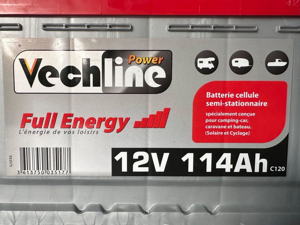 Batterie Vechline Power 12V 114 Ah | Kaufen auf Ricardo