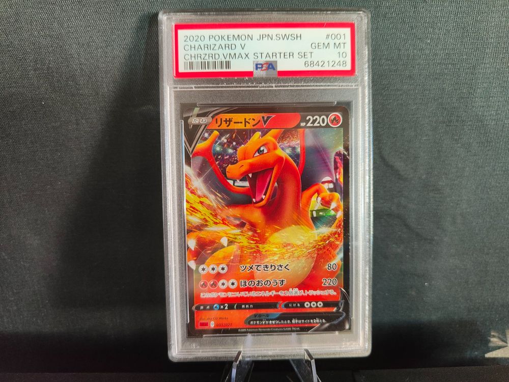 Pokemon Vmax Starter Set Charizard V PSA 10 (2) | Kaufen auf Ricardo