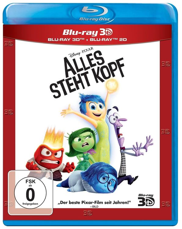 Alles steht Kopf - Inside Out (2015) Disney/Pixar/3D+2D BDs (Gebraucht ...