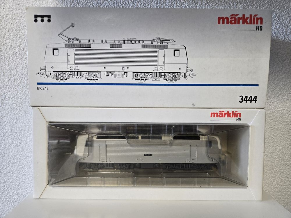 Märklin H0 3444 - DB BR 243 "silver" - Digital - OVP (Gebraucht) in ...