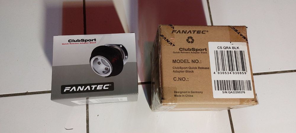 FANATEC QR1 Quick Release Adapter Black WEEL SIDE neuf (Neu und ...