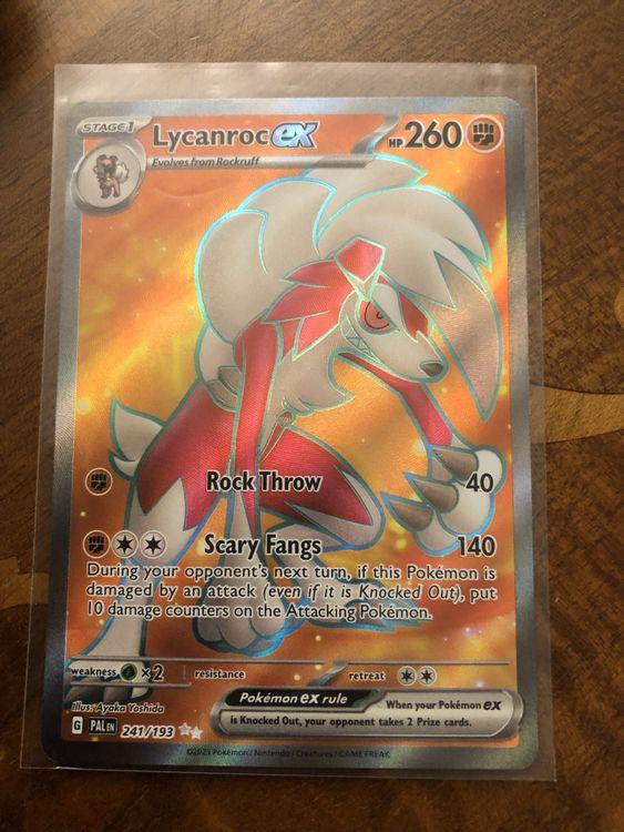 Pokemon Karte Lycanroc ex ab 1.- (Neu und originalverpackt) in Worb für ...