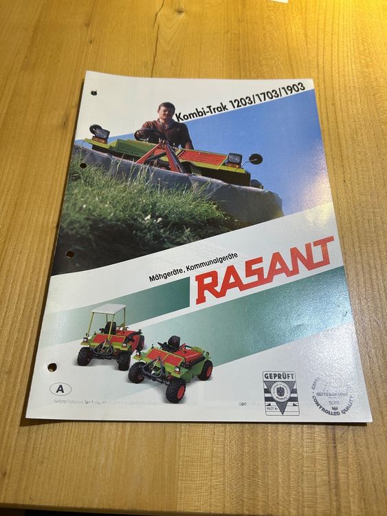 Rasant Prospekt Kombi Trak | Kaufen auf Ricardo