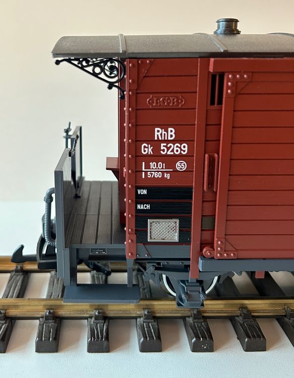 LGB 45300 / Spur G RhB-Güterwagen Gk 5269 / RhB / Ep. III-IV (Neu (gemäss Beschreibung)) in ...