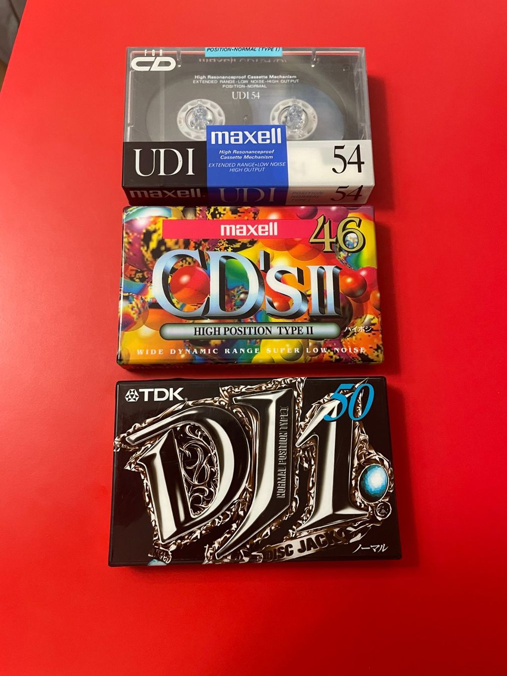 3 x MAXELL und TDK Audio Kassetten Type I/II als Konvolut (Neu und ...