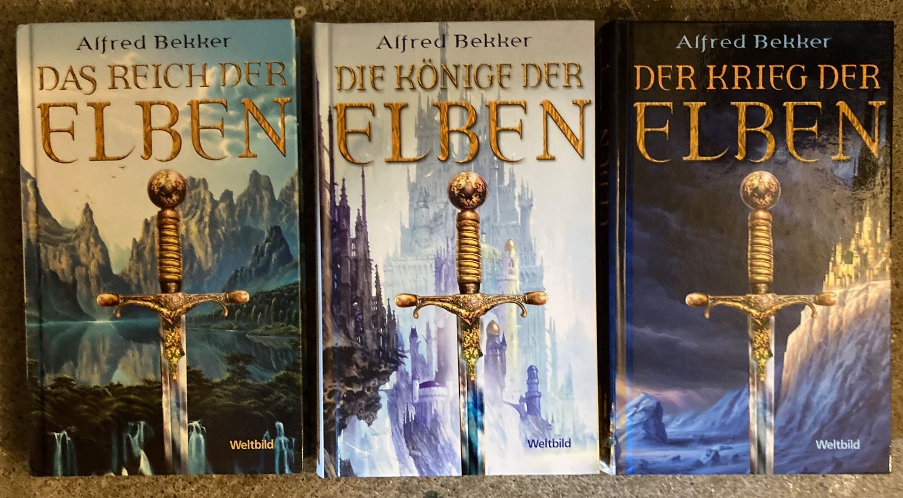 Alfred Bekker - Elben Trilogie - Reich, Krieg & Könige! (Gebraucht) in ...