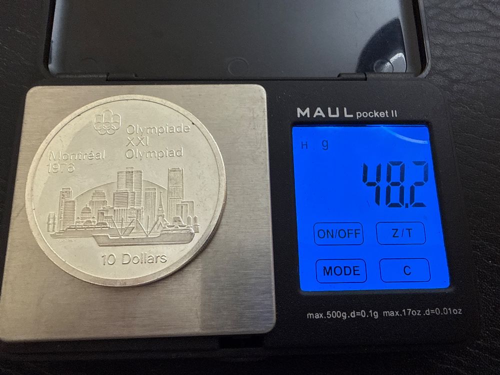 1973 CANADA Elizabeth II Olympics Montreal City echt Silber (Gebraucht ...