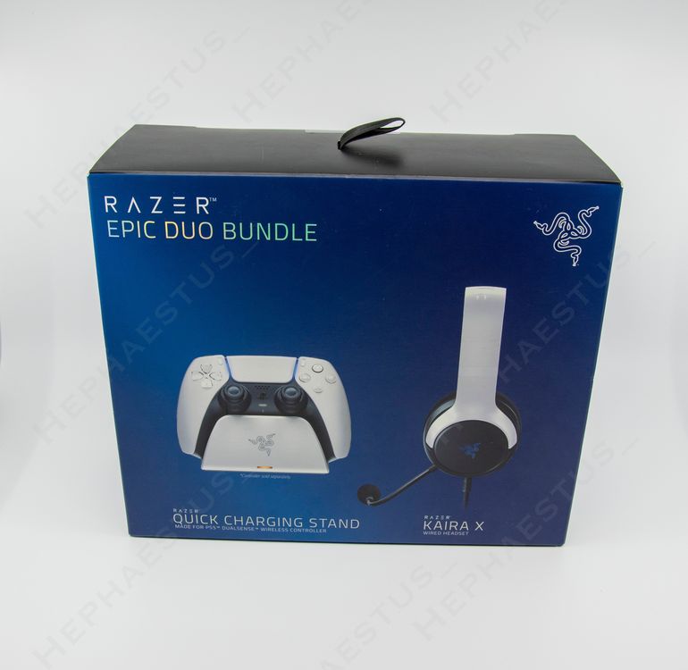 PS5 Razer Epic Duo Bundle Ladestation & Kaira X Headset NEU (Neu und ...