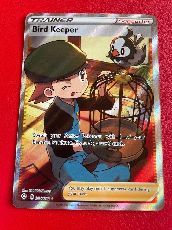 Pokemon Bird Keeper Trainer Fullart Ultra Rare Top Selten (Gebraucht ...