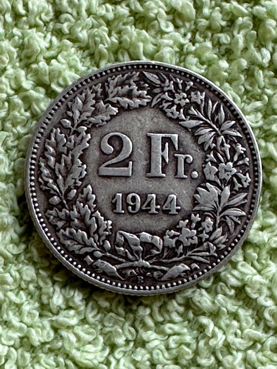 Schweizer Münze Fr. 2.- 1944 (Gebraucht) in Obergerlafingen für CHF 5 – mit Lieferung auf ...