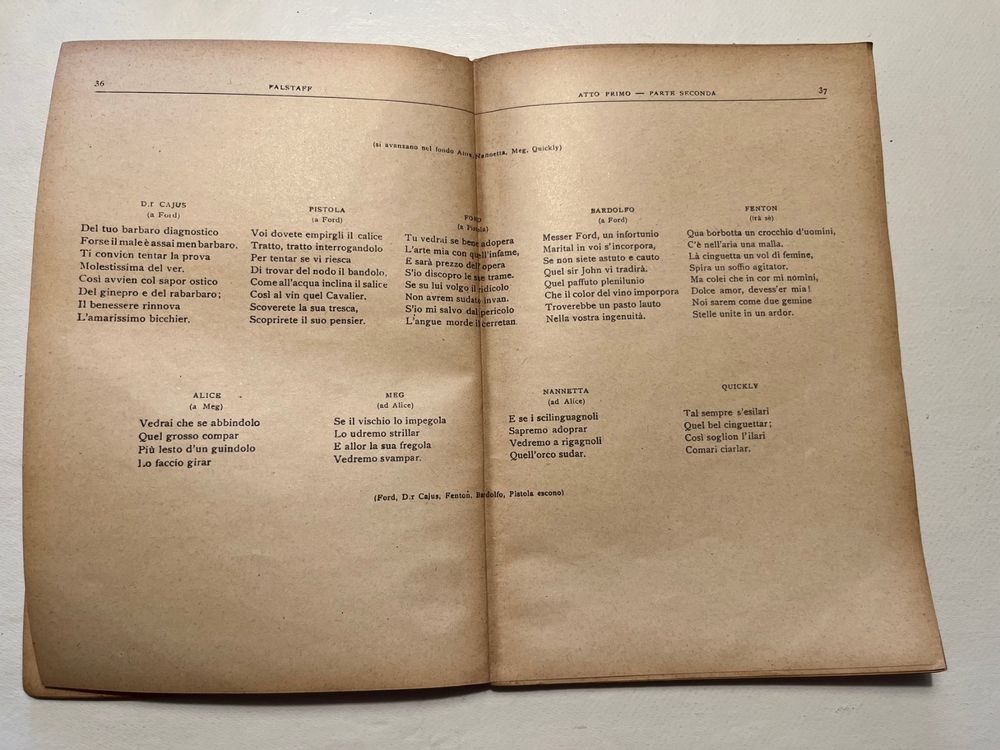 Livrets d’opéra originales et authentiques, fin XIXᵉ siècle (Gebraucht ...