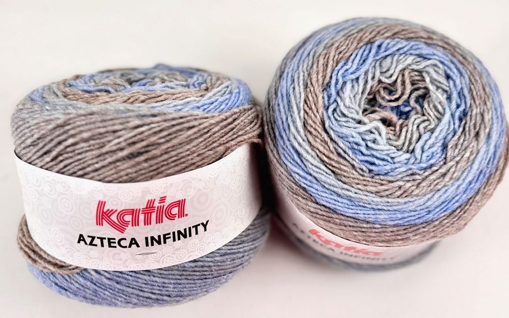 Strickwolle 2 Knäuel 300g Katia Azteca Infinity Farbverlauf | Kaufen ...