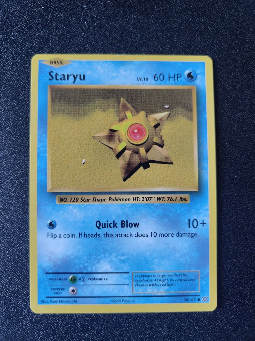 Staryu 30/108 Pokémon XY Evolutions 2016 (EN) ab 1.- (Gebraucht) in ...