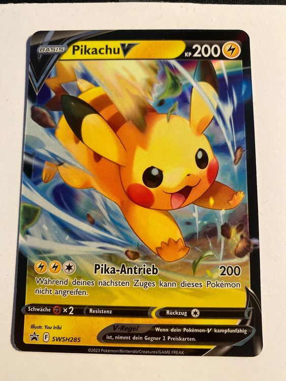 Pokemonkarte Pikachu V SWSH285 (Neu (gemäss Beschreibung)) in Stadel ...