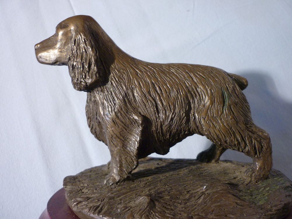 Douglas GRAY Orig. Bronze Skulptur Cocker Spaniel Ab 1Fr. (Gebraucht ...