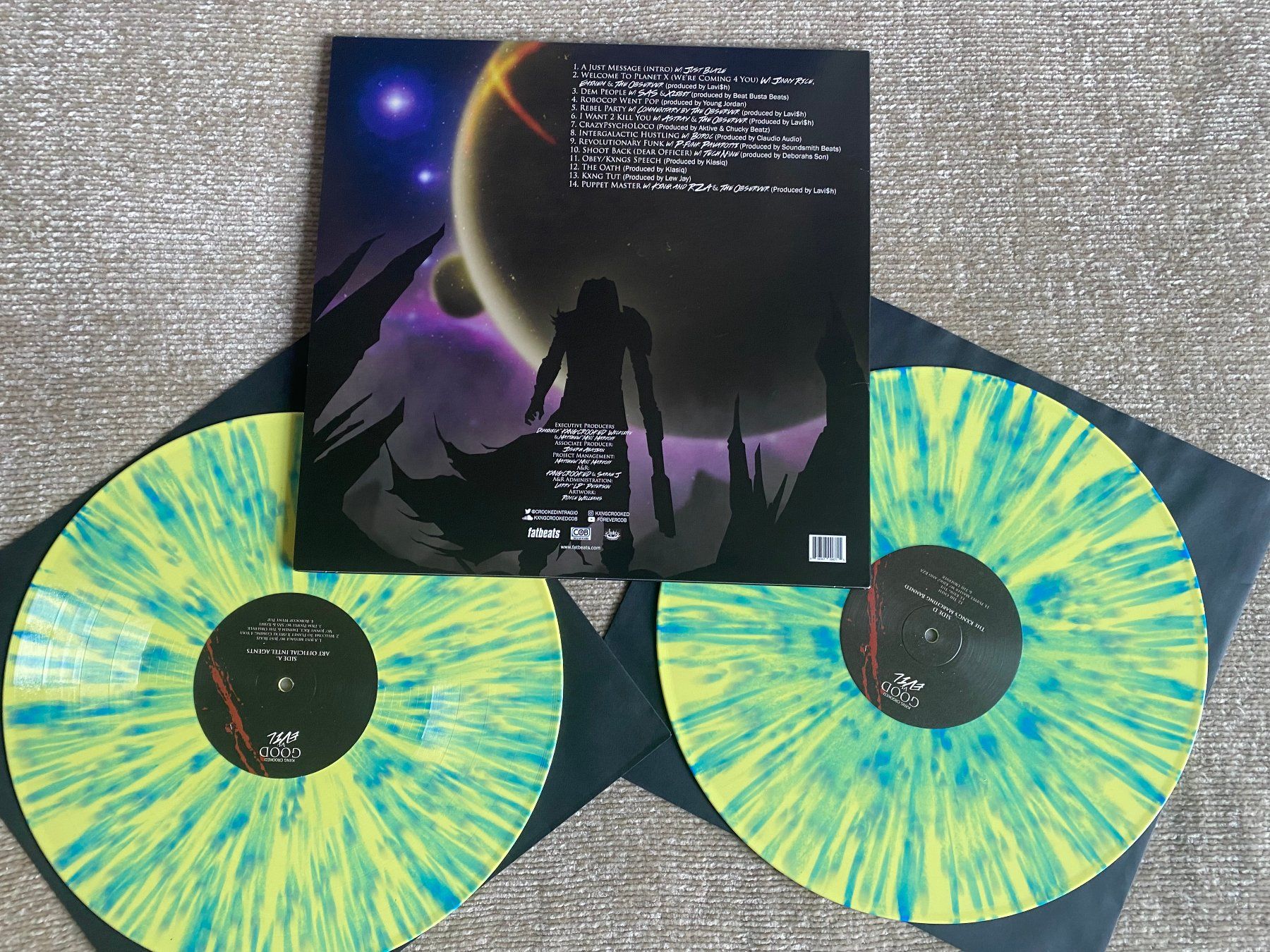 KXNG Crooked – Good Vs Evil / 2 LPs Splatter (Neu (gemäss Beschreibung ...