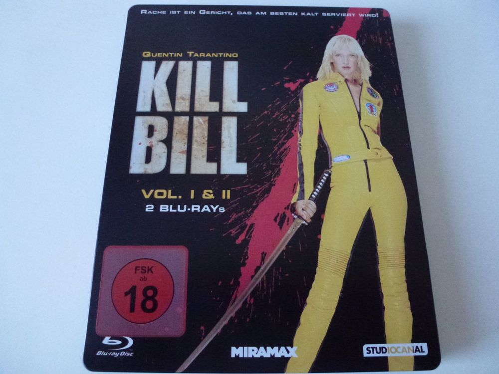 Kill Bill - Vol. 1 & 2 Steelbook (2 Blu-Rays) (Neu (gemäss Beschreibung ...