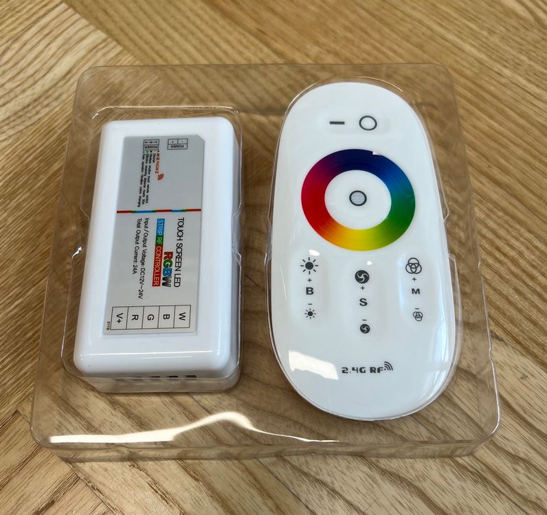 LED Controller RGBW PWM 6A, 12-24V, Fernbedienung (2.4GHz) | Kaufen auf ...