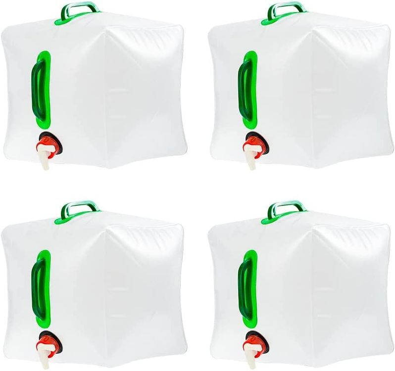 Wasserkanister mit Zapfhahn 20L, 4 Stück | Kaufen auf Ricardo