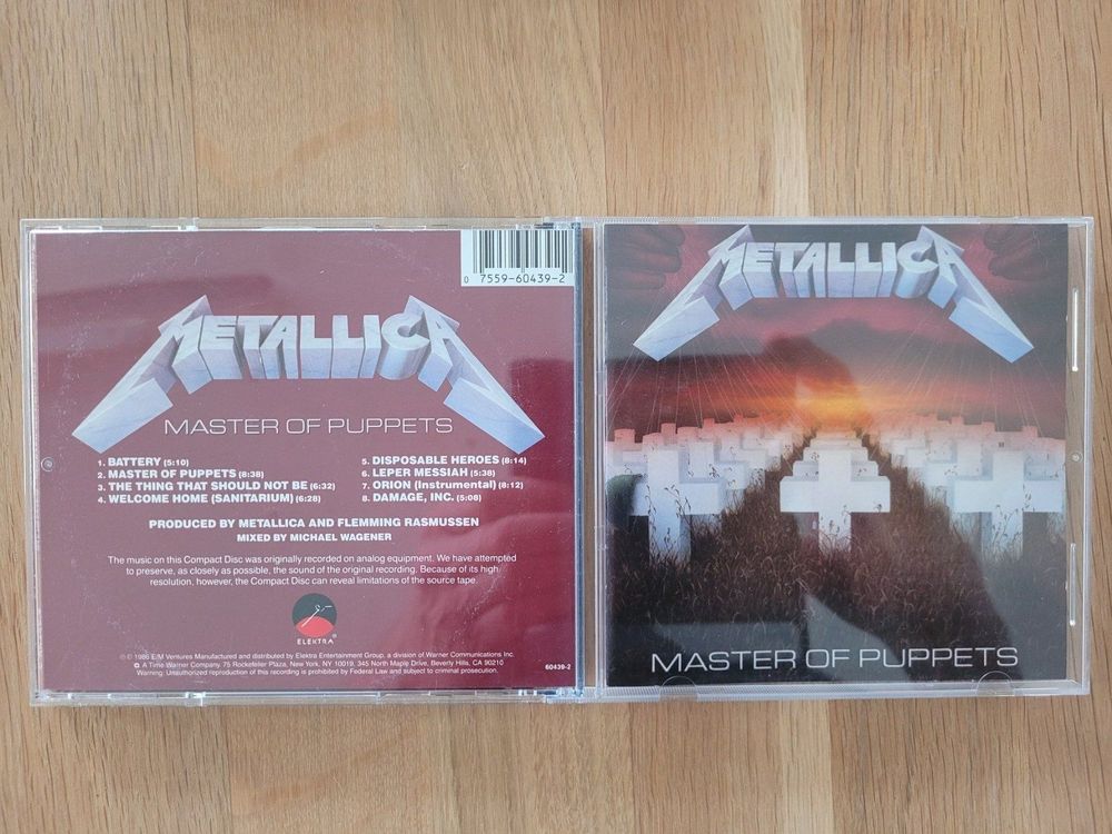 CD Metallica - Master Of Puppets, 1986 | Kaufen auf Ricardo