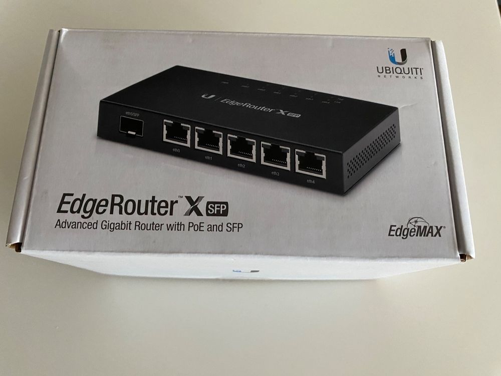EdgeRouter X SFP + UF-RJ45-1G (Gebraucht) in Fällanden für CHF 81 – nur ...