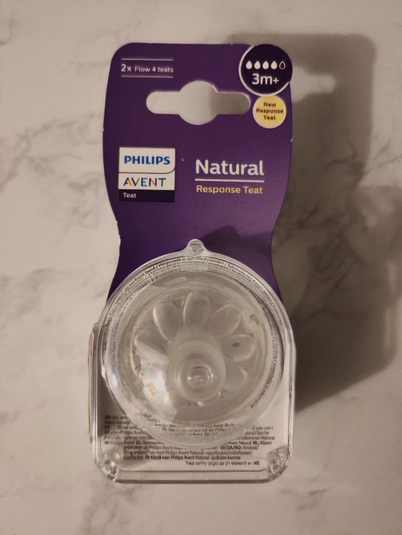 Philips Avent Natural Response Sauger Flow 4 | 3m+ | Neu (Neu und ...