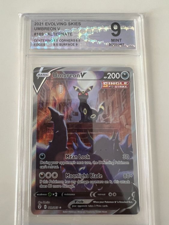 Umbreon V 189/203 - 9.0 Mint | Kaufen auf Ricardo