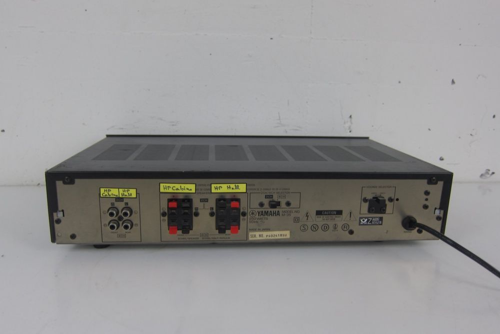 Yamaha M-35 Stereo 2-Kanal/ 4-Kanal Endstufe defekt (Gebraucht) in Fahrweid für CHF 30 – mit ...