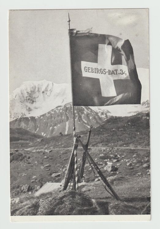 WK2 Einheitskarte Gebirgs-Bat. 34 n.K. (Gebraucht) in Siebnen für CHF 28 – mit Lieferung auf ...