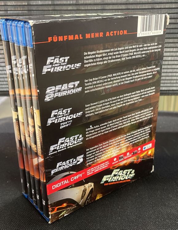 FAST&FURIOUS THE COMPLETE COLLECTION BLU-RAY (Gebraucht) in Zürich für ...