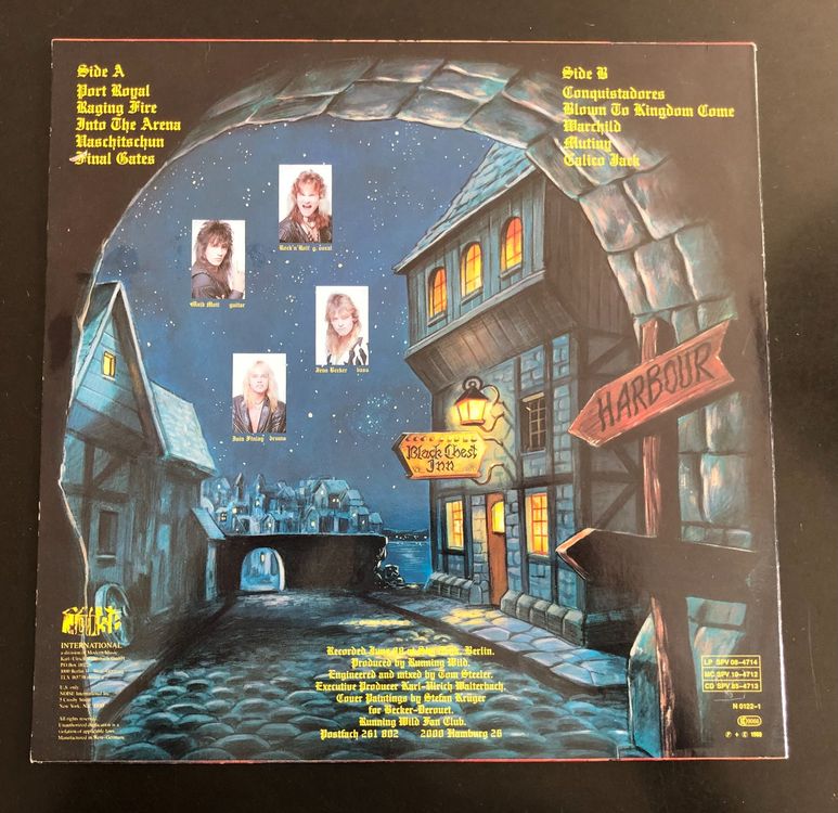 Port Royal Running Wild Heavy Metal Speed D 1988 Noise (Gebraucht) in ...