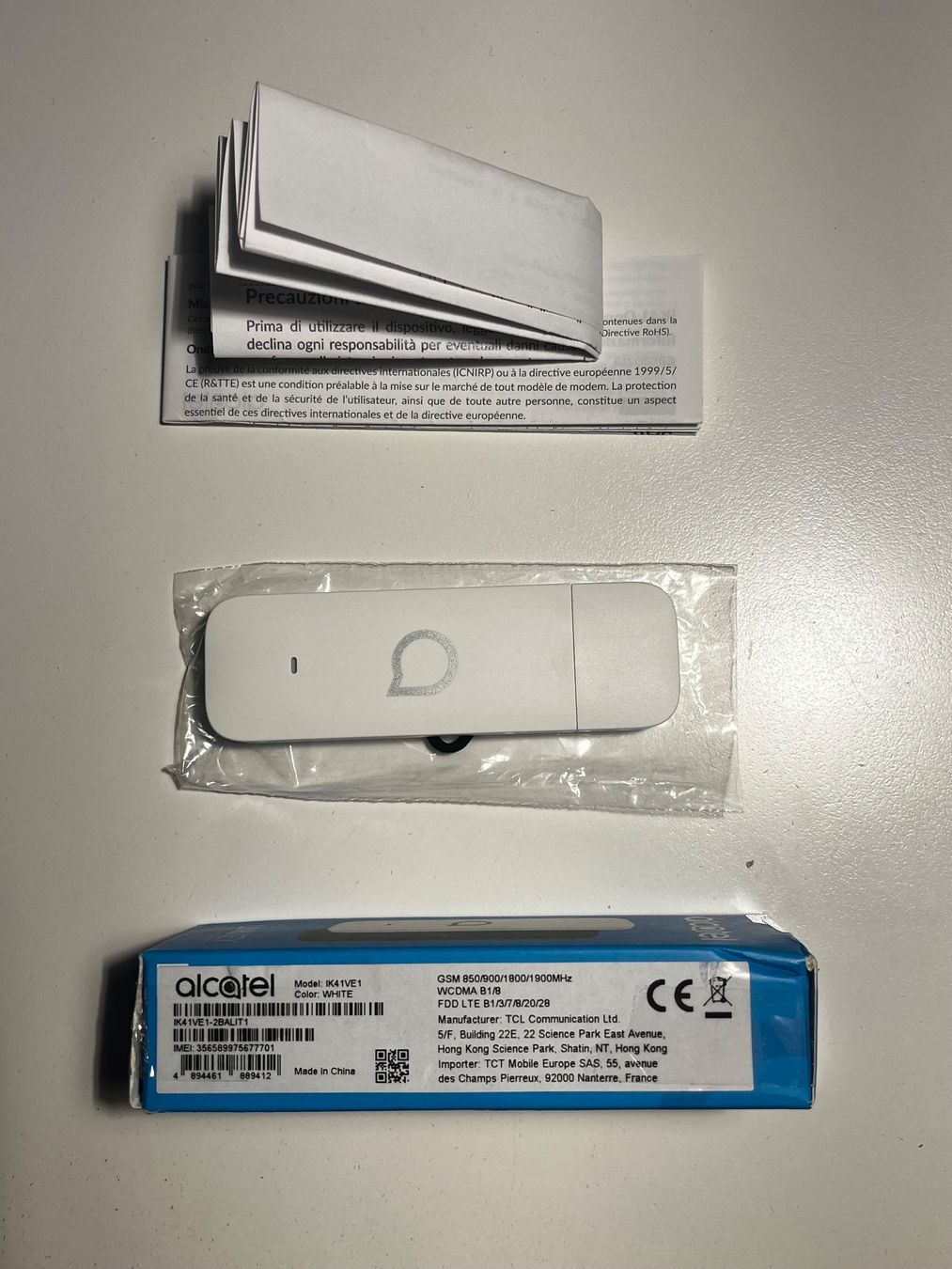 Chiavetta USB LTE Alcatel IK41VE1 Bianca (Usato) a Mendrisio per CHF 25 ...