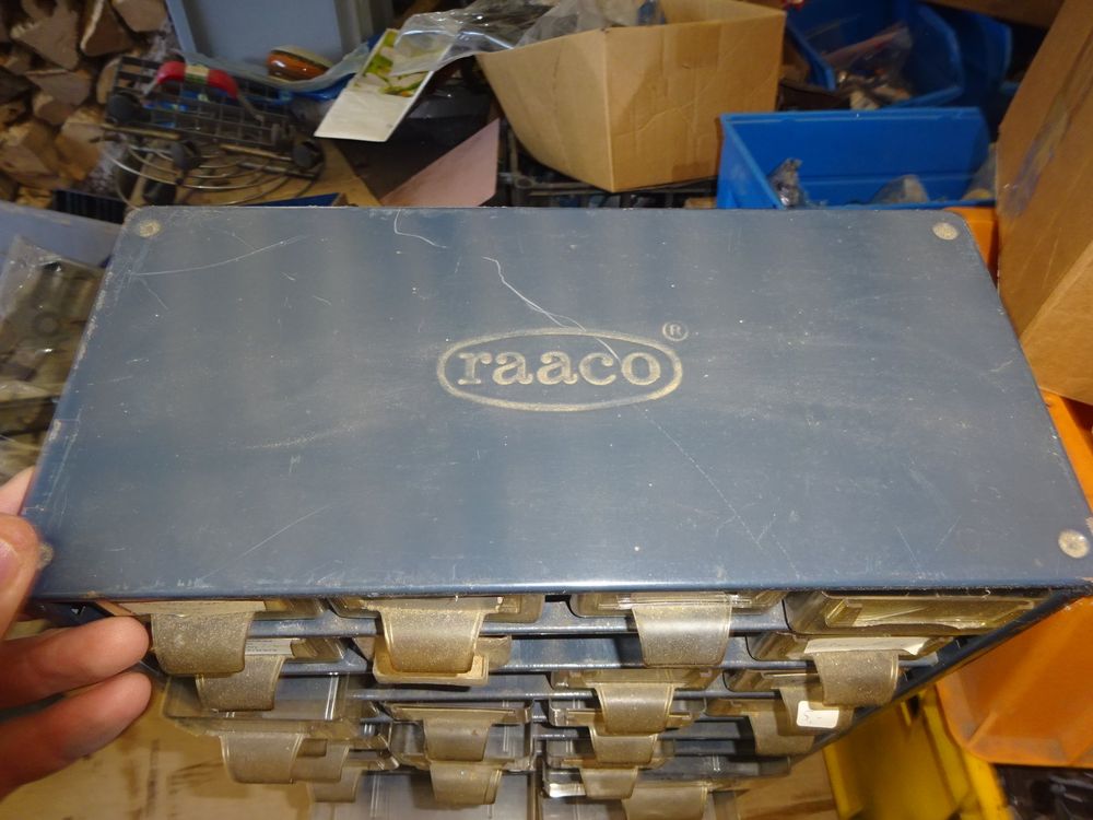 raaco Kleinteilebox aus den 70er shabby chic retro Deko (Gebraucht) in ...