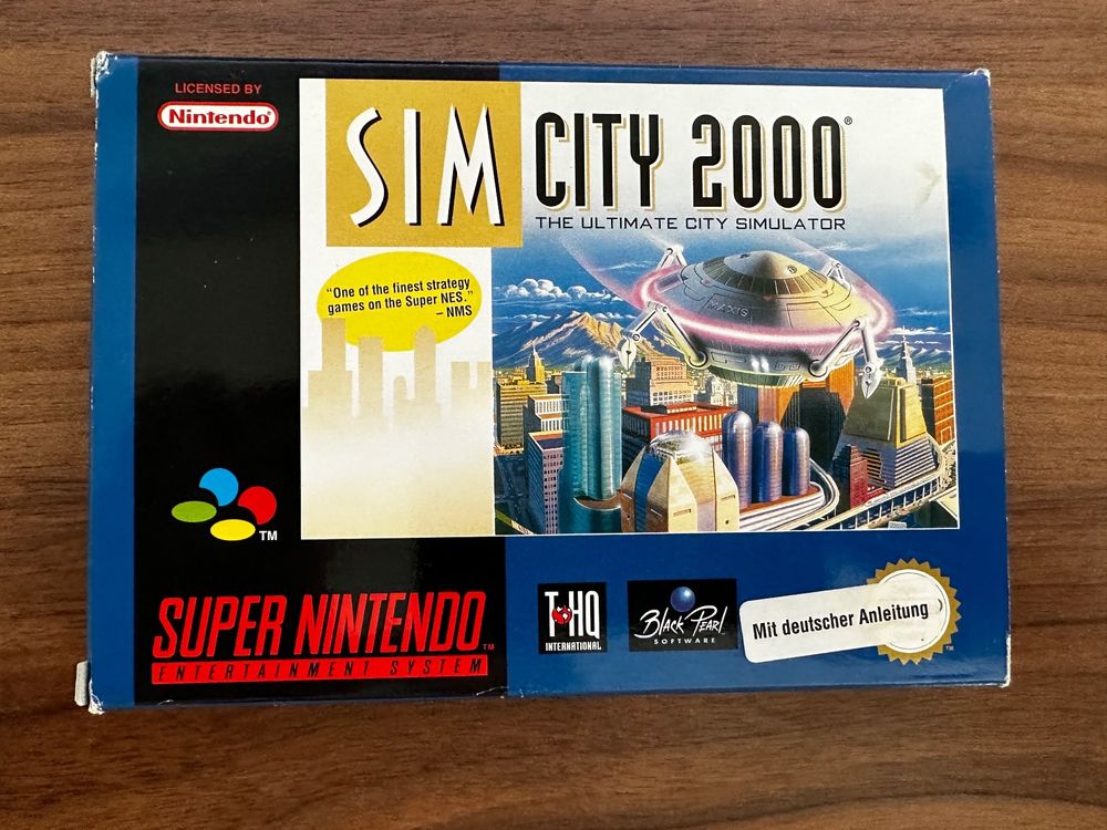 SNES: Sim City 2000 mit OVP und Anleitung (Gebraucht) in Abtwil SG für CHF 51 – mit Lieferung ...