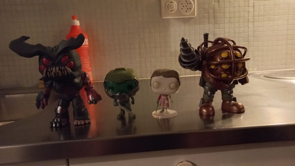 DOOM&BIOSHOCK Funko pop 4 Figuren (Gebraucht) in Aarburg für CHF 22 ...