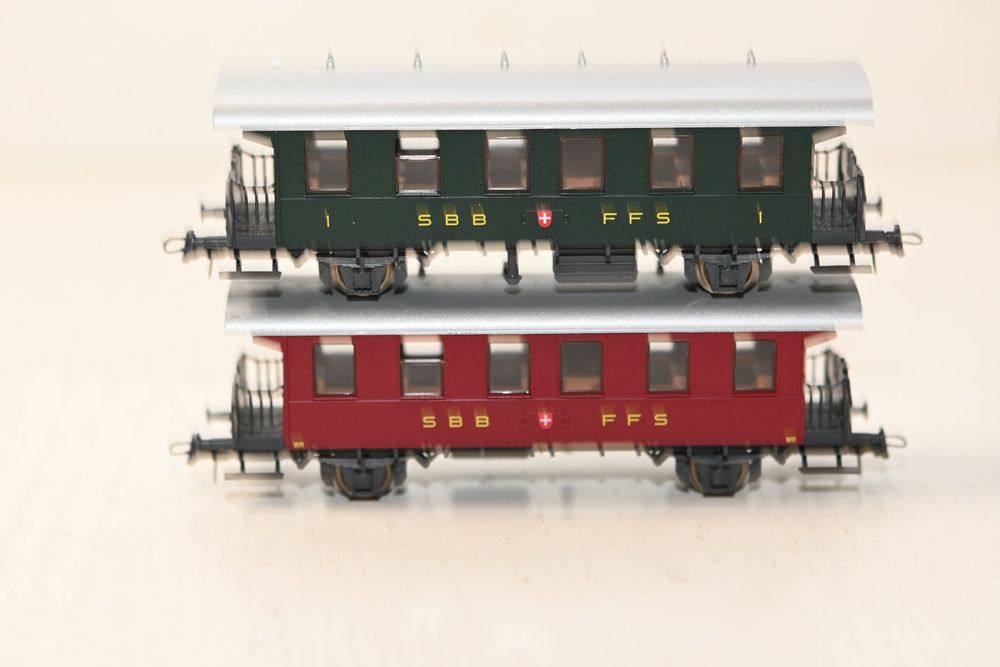 SBB 2 achs Personenwagen Roco HO/DC mit OVP | Kaufen auf Ricardo