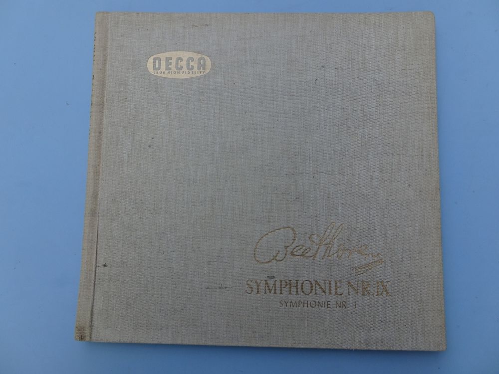 Carl SCHURICHT - Beethoven 9. Symphonie - Decca LXT - 1952 (Gebraucht ...