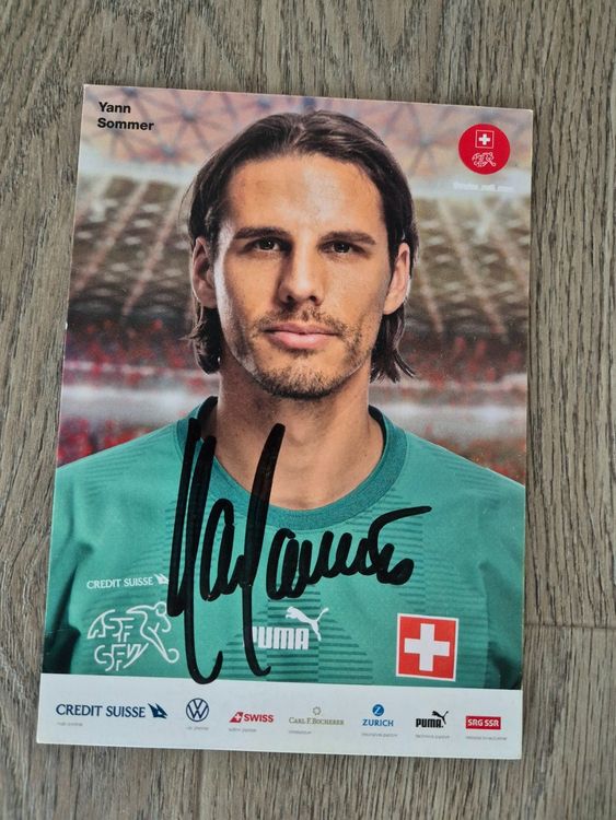 Autogrammkarte Yann Sommer Originalunterschrift | Kaufen auf Ricardo