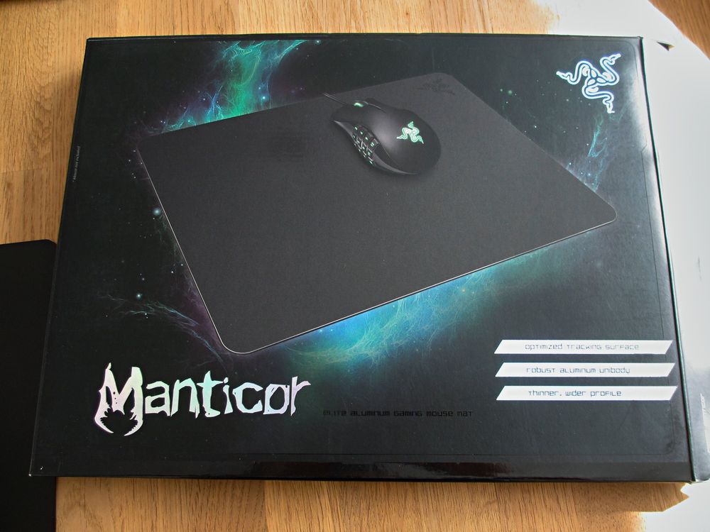 Mauspad/Gamingpad aus Alu, Razer Manticor M 355x255 | Kaufen auf Ricardo