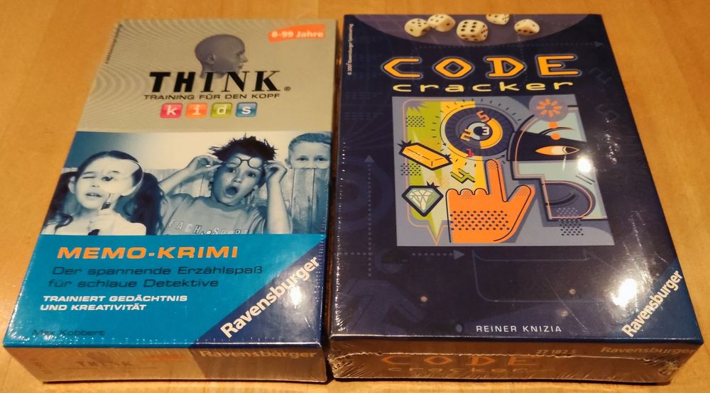 2 neue Ravensburger Spiele (Think / Code Cracker) | Kaufen auf Ricardo