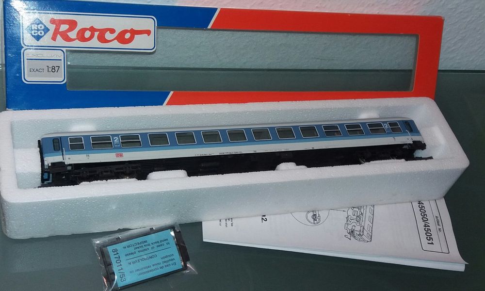 Roco 45051 - 1:87 - InterRegio Wagen DB - Spur HO | Kaufen auf Ricardo