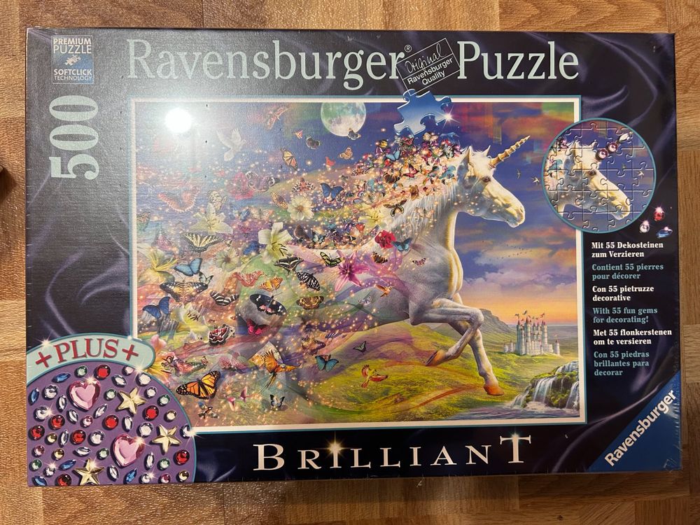 Ravensburger Brillant Puzzle 500 Einhorn (Neu und originalverpackt) in Jona für CHF 5 – mit ...