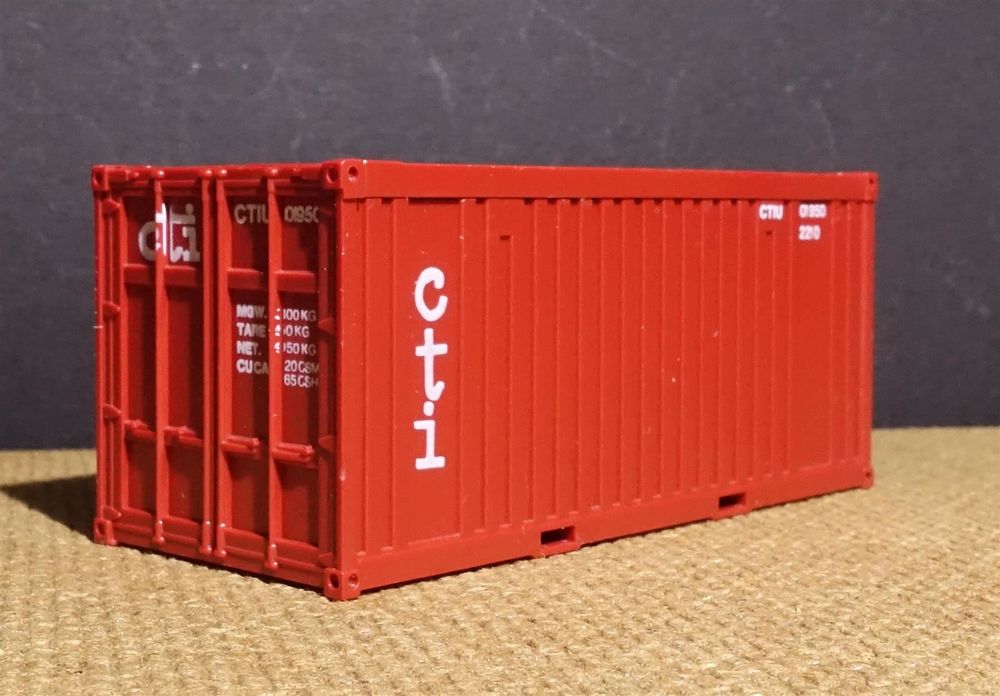 20 ft Container CTI 1:87 #11199 (Gebraucht) in Wiebelskirchen für CHF 1 ...