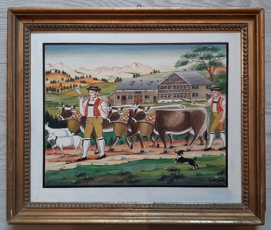 Appenzeller Bauernmalerei WERNER GUT-STARK 1976 (Gebraucht) in Brittnau für CHF 889 – mit ...