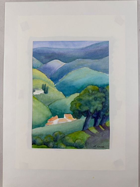 Anita Kloter-Baltensperger (1923-1976) Aquarell Handsigniert (Gebraucht) in Neuhausen am ...