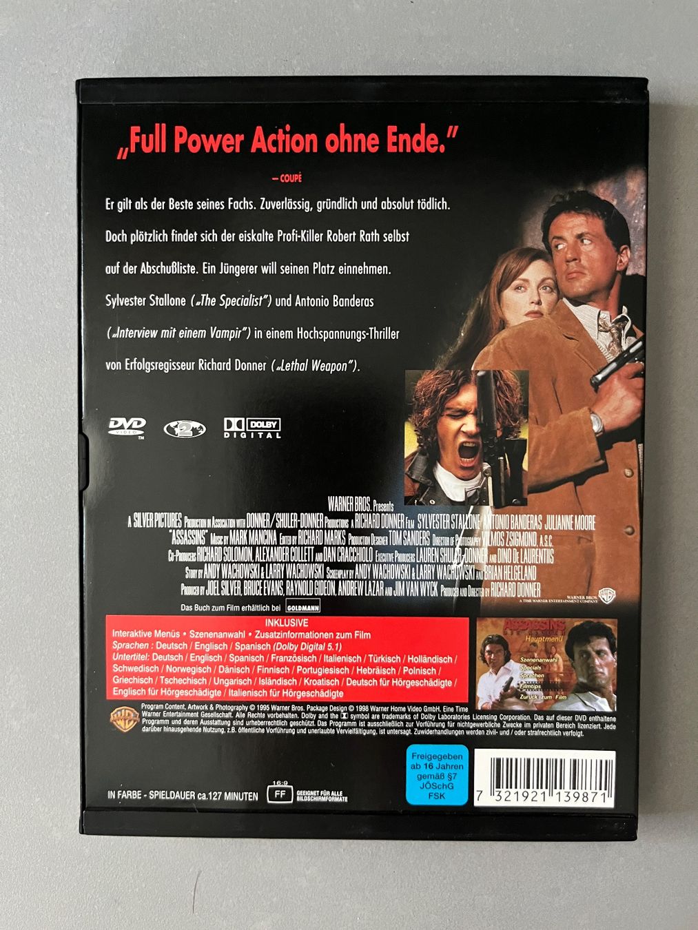 Assassins | Die Killer (1998) DVD 📀 - Sylvester Stallone (Neu (gemäss Beschreibung)) in Sierre ...